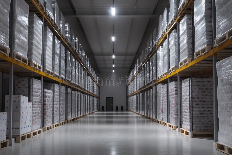 Pharmaceutical Warehouse Interior Showcasing Organized Storage and ...