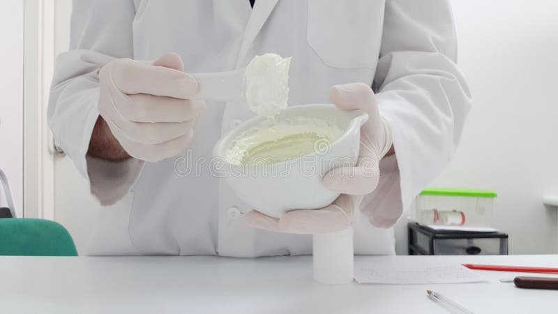 Making a Cream in the Pharmacy Laboratory Stock Photo - Image of ...
