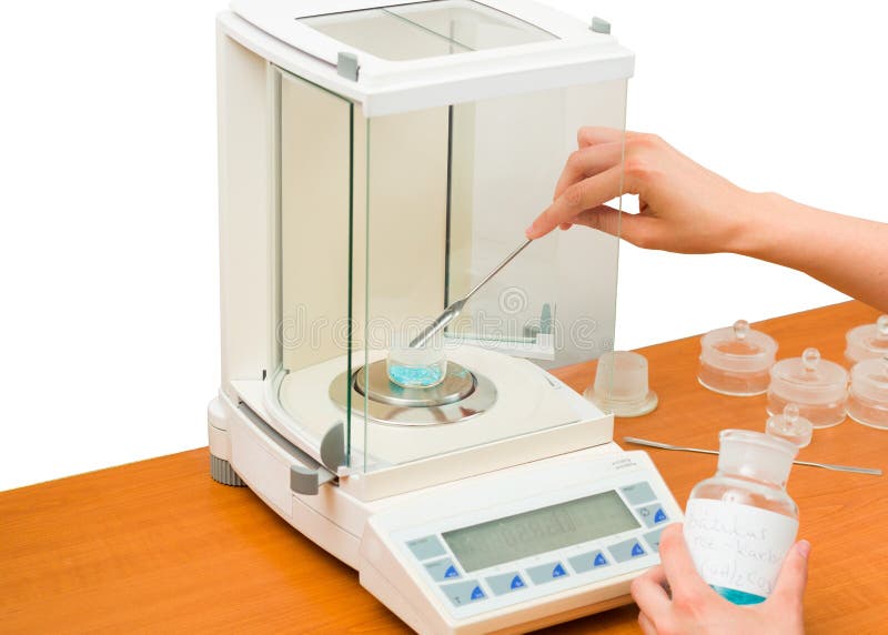 Digital analytical balance stock photo. Image of industry - 147005408