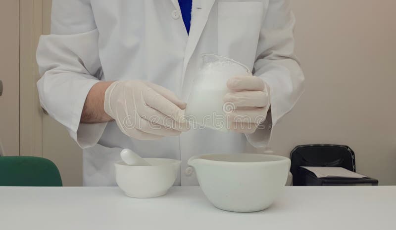 Pharmacist Performing a Quality Control of Effervescent Tablets Stock ...