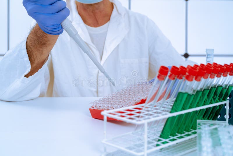 Pharmacological Research in the Laboratory of Medical Stock Photo ...