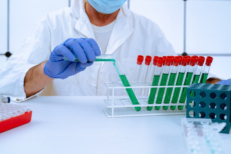 Pharmacological Research in the Laboratory of Medical Stock Photo ...