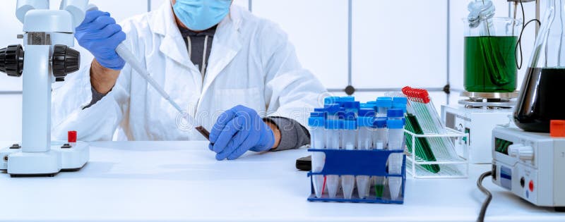 Pharmacological Research in the Laboratory of Medical Stock Photo ...