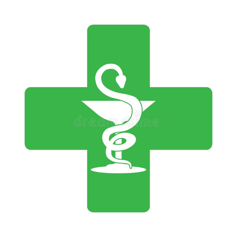 Pharmacy icon stock vector. Illustration of clinic, symbol - 306973271