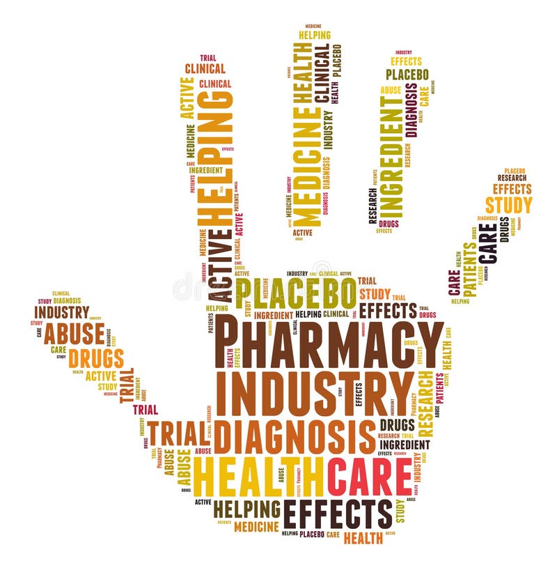 Pharmacy word cloud stock vector. Illustration of medical - 175564395