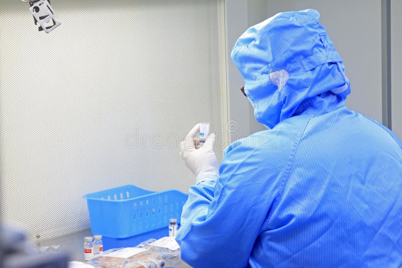 Pharmacy Intravenous Admixture Dispensing Center Stock Image - Image of ...