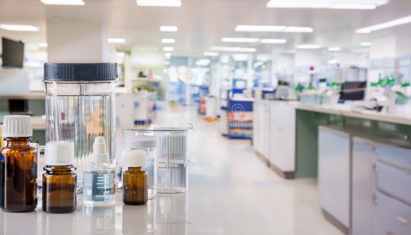 Pharmacy, Medicine and Research, Laboratory with Interior Stock ...