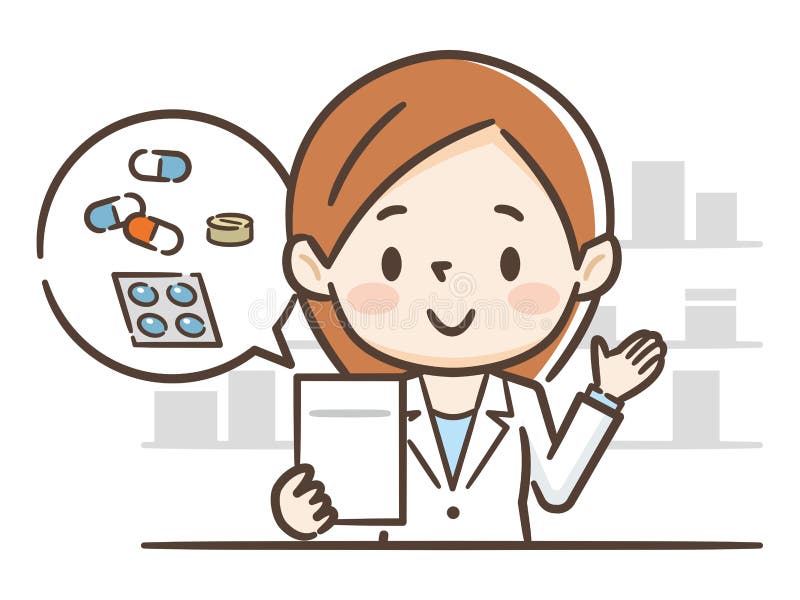 Pharmacist Drawing Stock Illustrations – 484 Pharmacist Drawing Stock ...