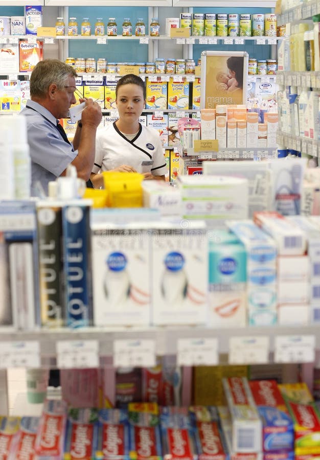 Pharmacy Shop Drugstore Interior Editorial Stock Photo - Image of ...