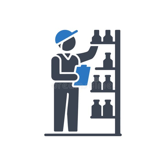 Pharmacy Worker Service Icon Stock Vector - Illustration of sign ...