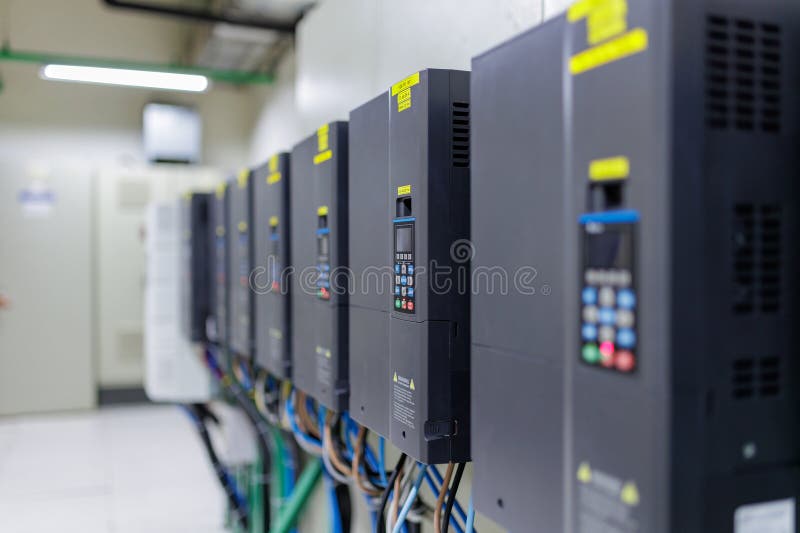 3 Phase Power Inverter Used in Industrial Plants Stock Image - Image of ...