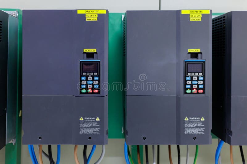 3 Phase Power Inverter Used in Industrial Plants Stock Image - Image of ...