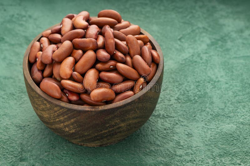 Natural and Raw Dried Beans - Phaseolus Vulgaris Stock Image - Image of ...