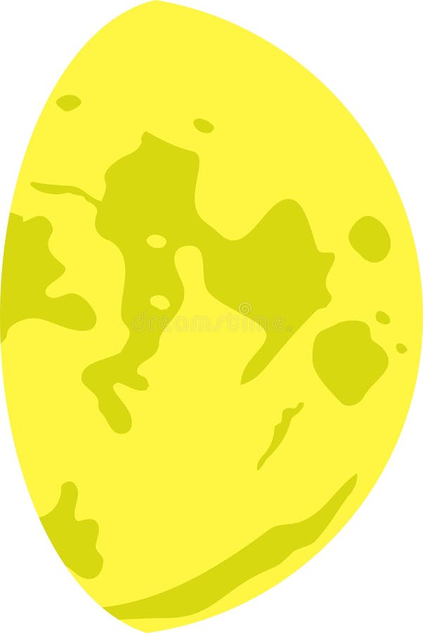 Phases of the yellow moon stock vector. Illustration of landscape ...