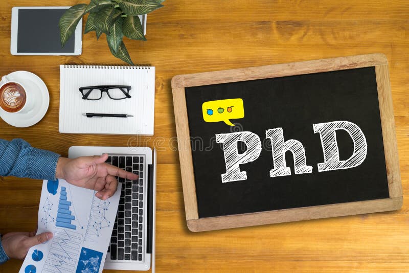PhD Doctor of Philosophy Degree Education Graduation Stock Photo ...