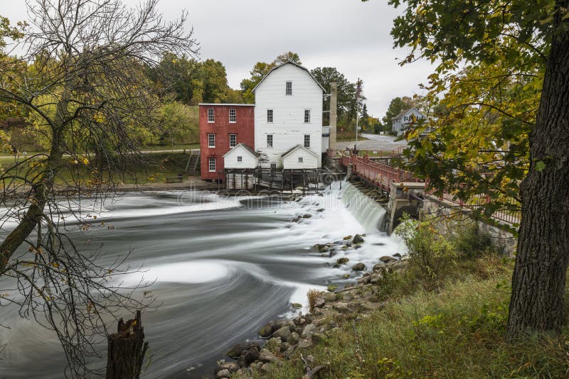 Phelps Mill stock photo. Image of concrete, foliage - 100977350
