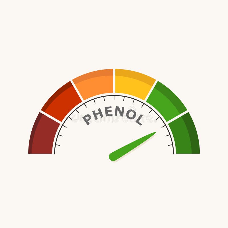 Phenol measuring process stock vector. Illustration of healthy - 202871722