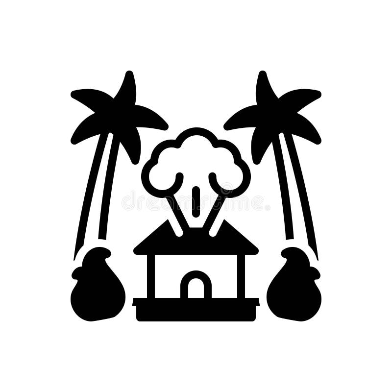 Black Solid Icon for Phenomenon, Incidence and Circumstance Stock ...