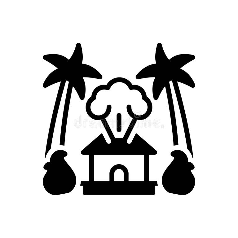 Black Solid Icon for Phenomenon, Incidence and Circumstance Stock ...