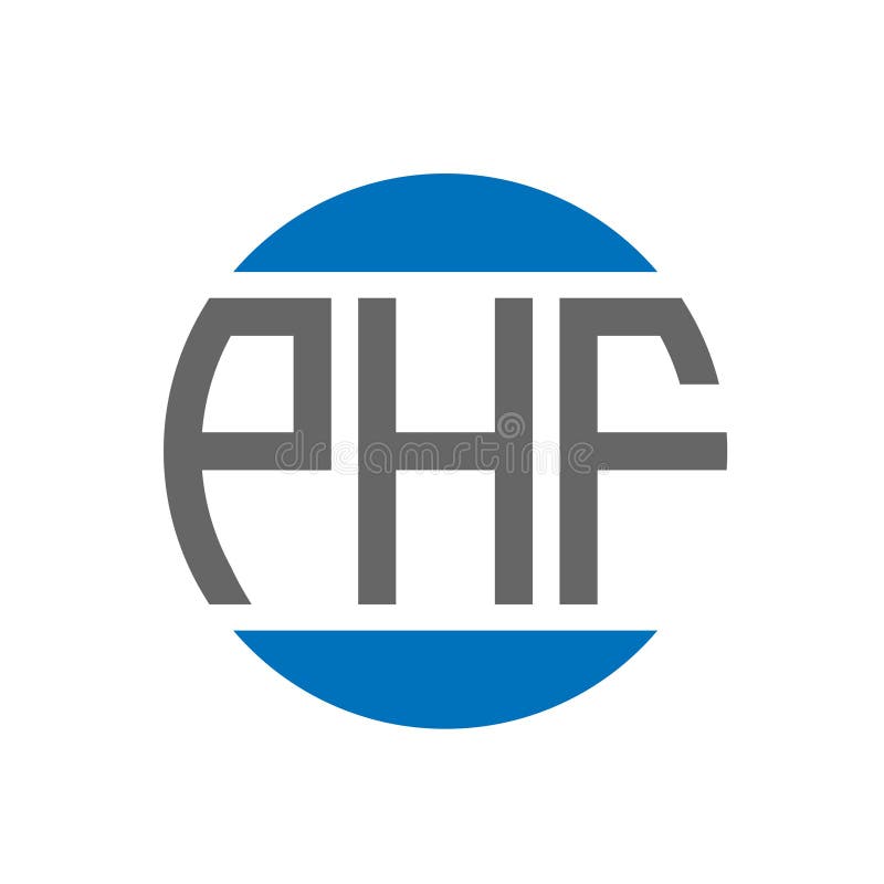 PHF Letter Logo Design on White Background. PHF Creative Initials ...