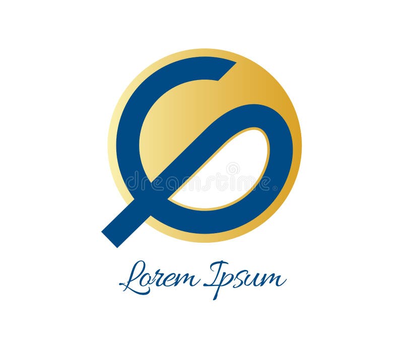 Phi and G Logo Design stock illustration. Illustration of graphic ...