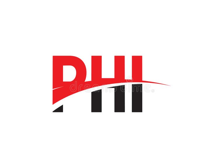 PHI Letter Initial Logo Design Vector Illustration Stock Vector ...