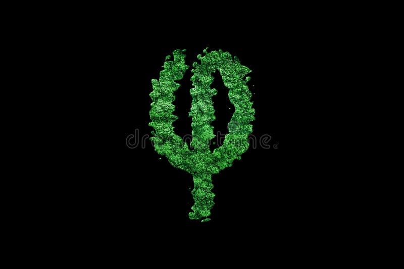 Phi Sign. Phi Letter, Greek Alphabet Symbol Stock Illustration ...
