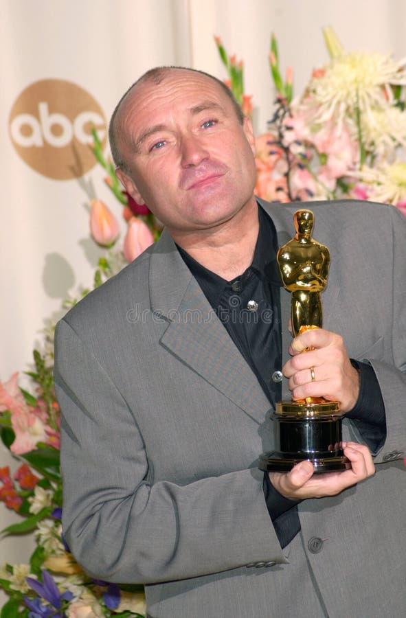 Pop Star Phil Collins Academy Awards Stock Photos - Free & Royalty-Free ...