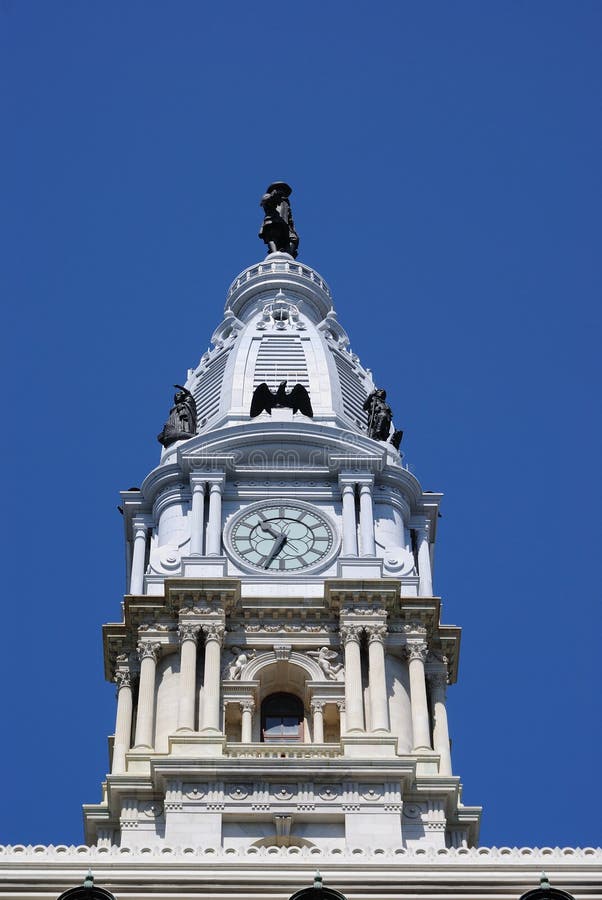 Philadelphia stock photo. Image of building, statue, philadelphia ...