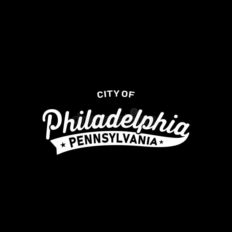 City of Philadelphia Lettering Design. Philadelphia, Pennsylvania ...