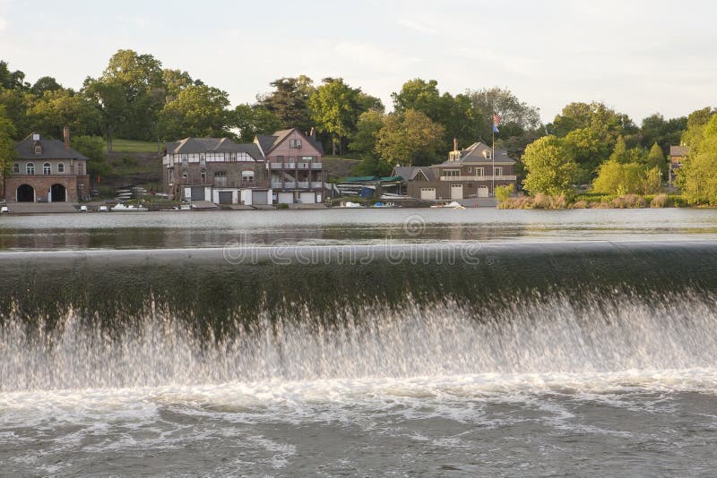 Philadelphia Boat House Row Stock Photo - Image of summer, boat: 9492042