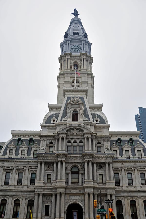 Philadelphia City Hall - from South Broad Street Editorial Photography ...