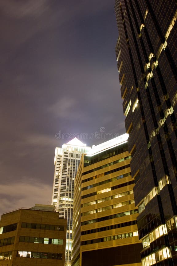 Philadelphia city lights stock image. Image of modern, residential - 488289