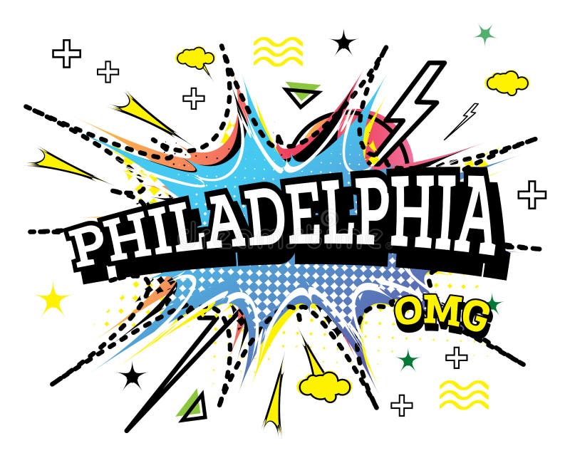 Philadelphia Text on Hex Code Illustration Stock Illustration ...