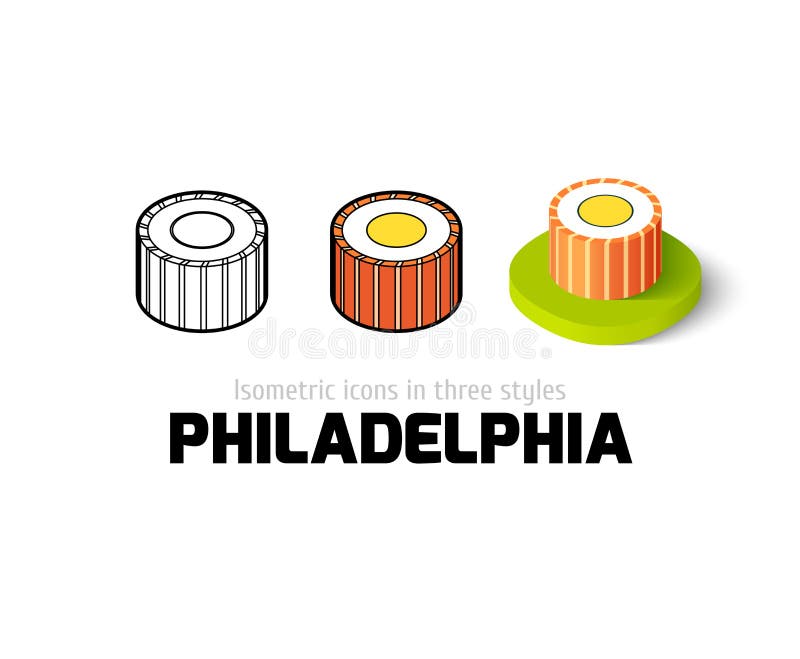 Philadelphia Icon Different Style Stock Illustrations – 3 Philadelphia ...