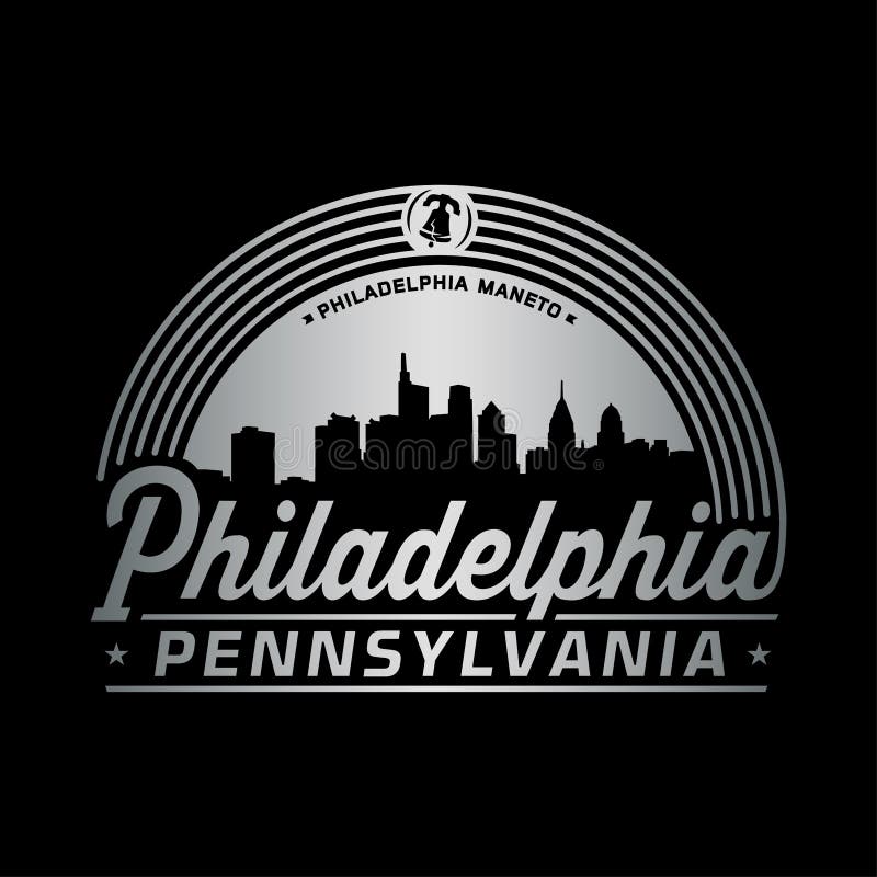 Philadelphia, Pennsylvania. Logo Design Template. Vector Illustration ...