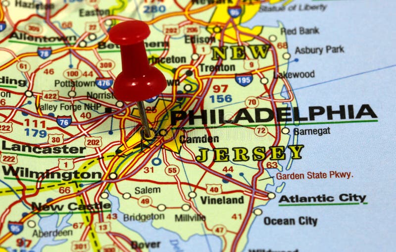 Old map of New Jersey stock photo. Image of global, ancient - 13105720