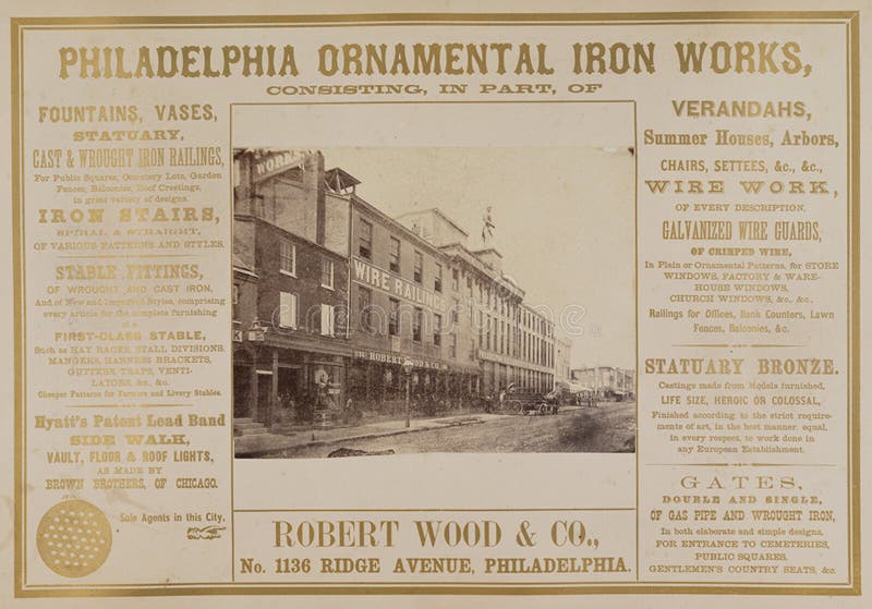 Philadelphia Ornamental Iron Works Picture. Image: 222658205