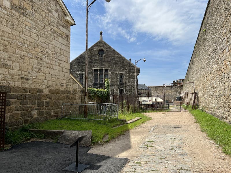 Eastern State Penitentiary Inside of the Wall Stock Image - Image of ...