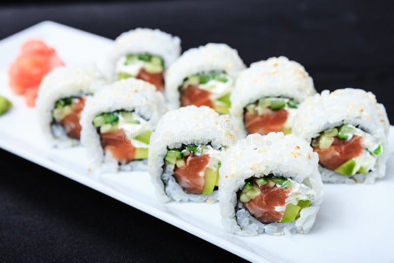 Philadelphia roll set stock photo. Image of philadelphia - 108816356