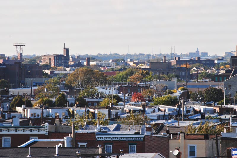 Philadelphia rooftops stock photo. Image of skyline, philly - 45933028