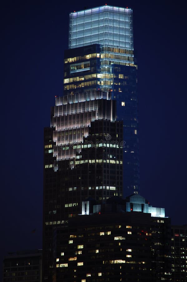 Philadelphia skyscraper stock photo. Image of evening - 14868014