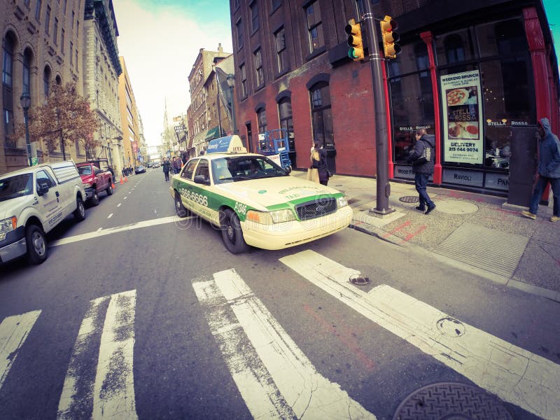 Philadelphia taxi editorial photography. Image of philadelphia - 51966127