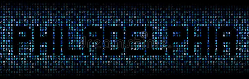 Philadelphia Text on Hex Code Illustration Stock Illustration ...