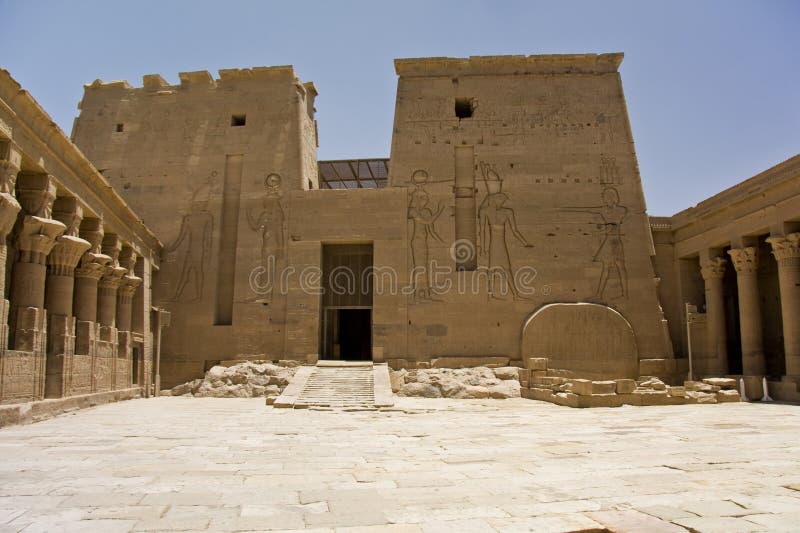Philae temple stock image. Image of mythology, arabic - 11198063