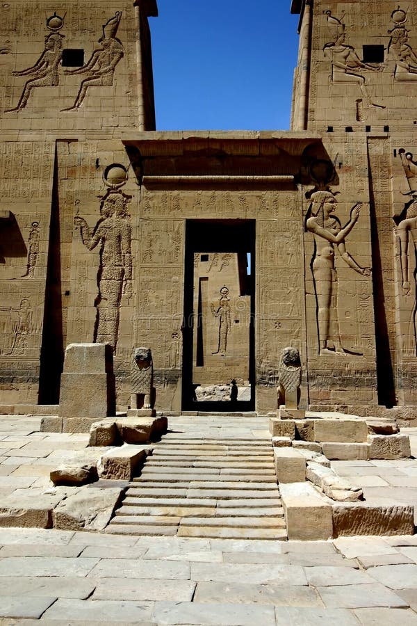 Philae Temple, Aswan, Egypt Stock Image - Image of landmark, egypt: 1656103