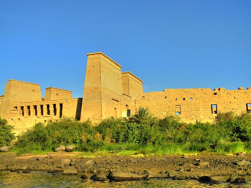 Philae Temple, Aswan, Egypt Stock Image - Image of landmark, egypt: 1656103