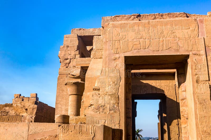Philae Temple in Aswan on the Nile in Egypt Stock Image - Image of ...