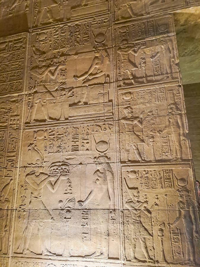 The Philae Temple Complex is an Agilkia Island. Old Egypt Scriptures ...