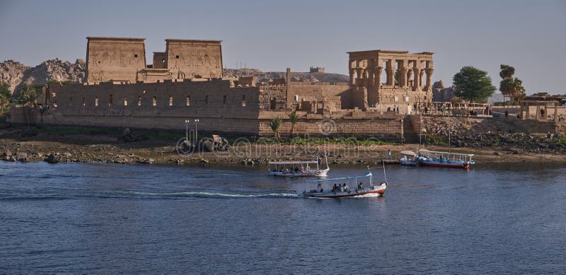 Philae Temple Complex ,an Island-based Temple Complex in the Reservoir ...